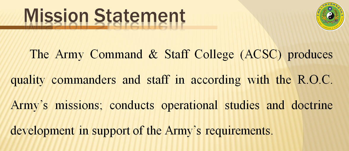 Mission Statement-National Defense University